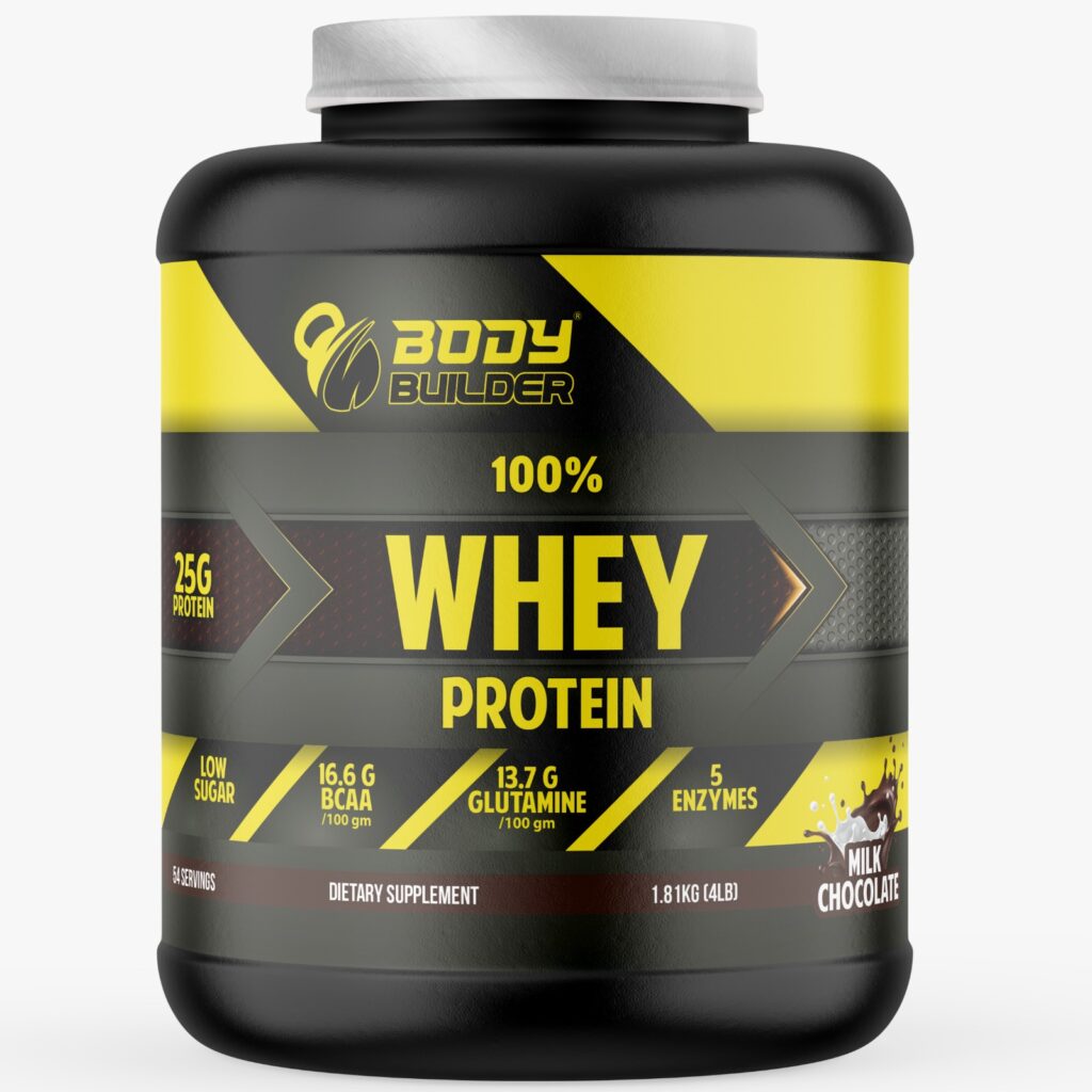 Body Builder Whey Protein, 4 LB, 25 g of Whey Protein – Ironclan Protein